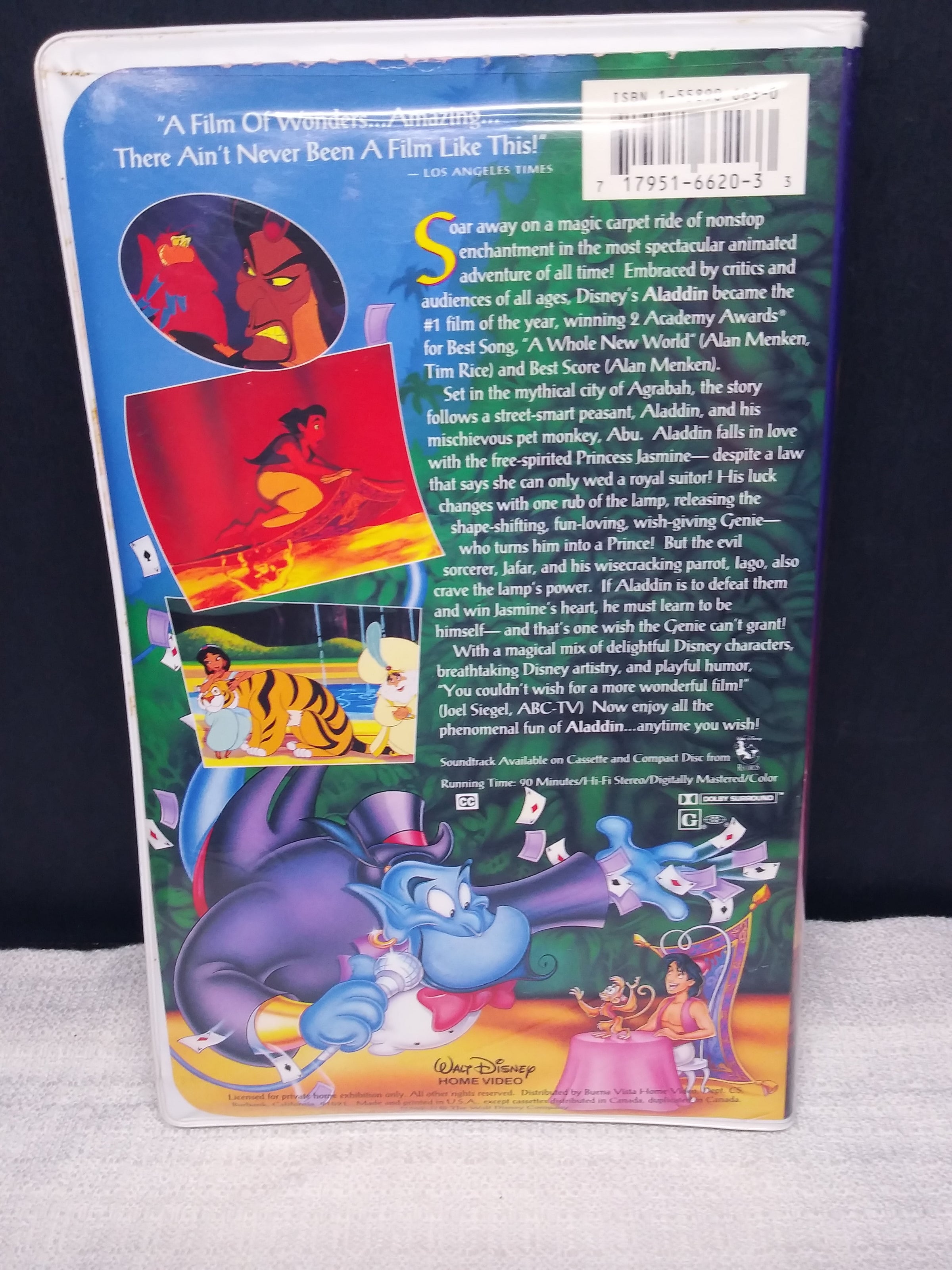 aladdin vhs release date