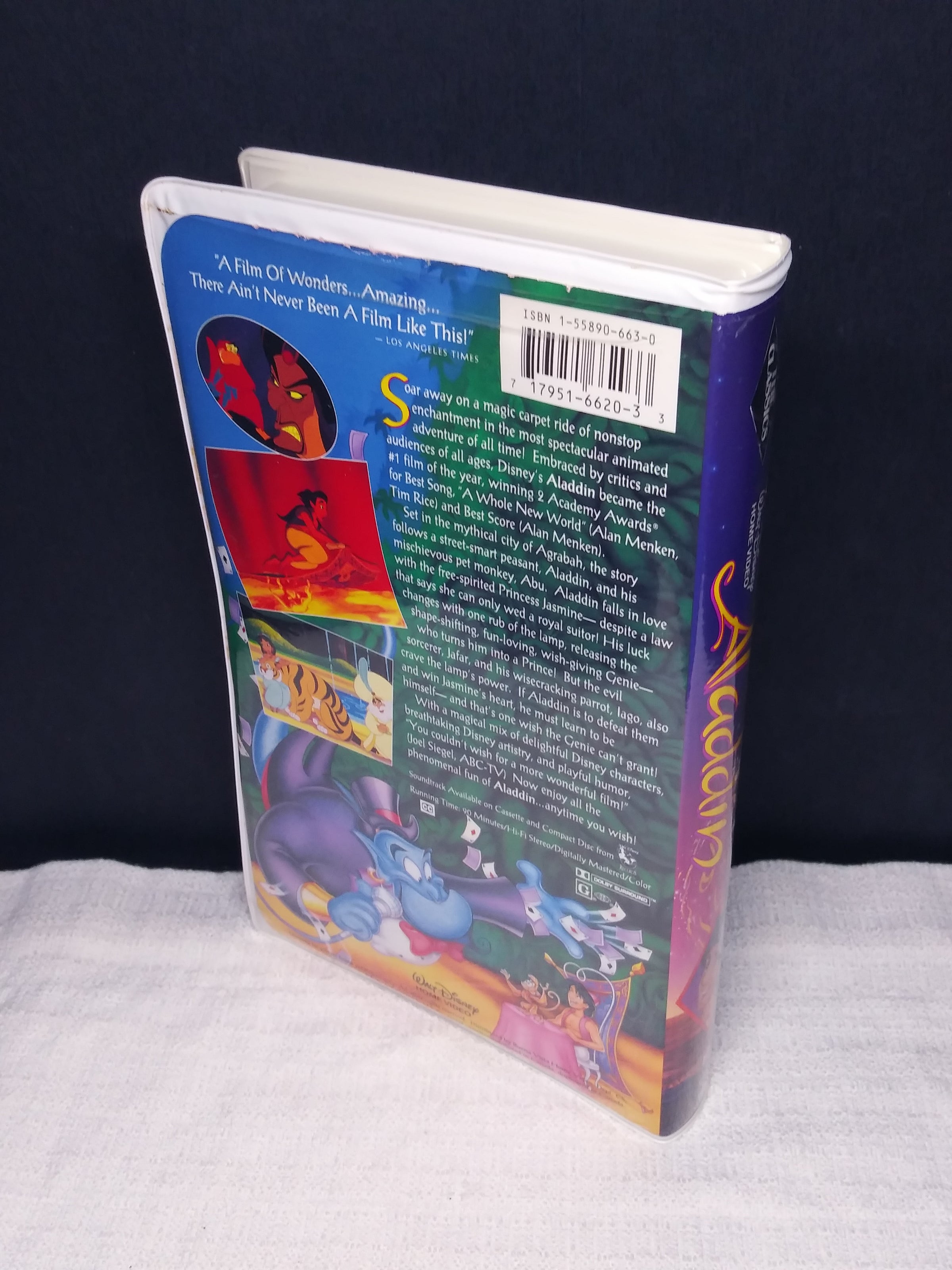 aladdin vhs release date