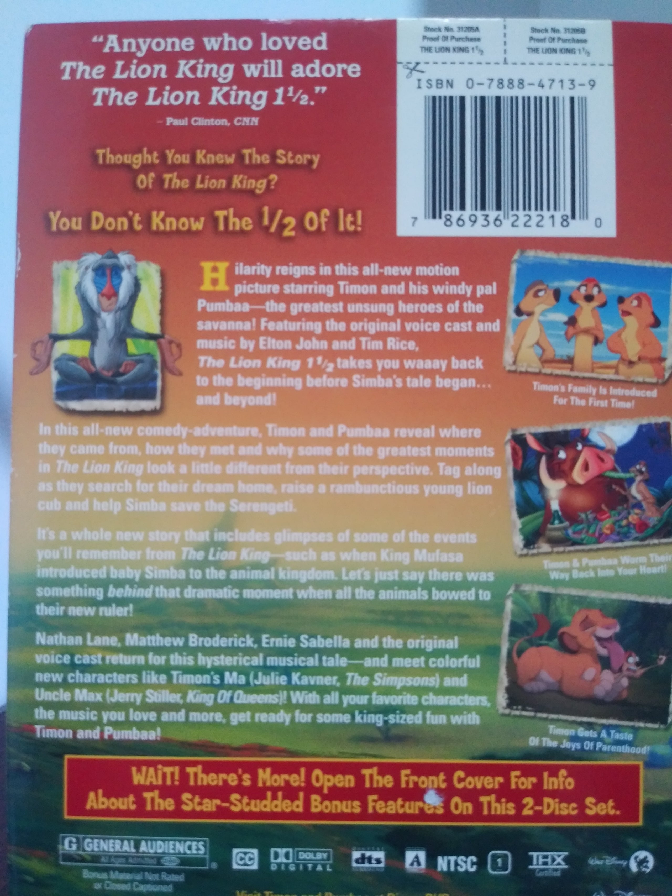 The Lion King 1 12 Vhs